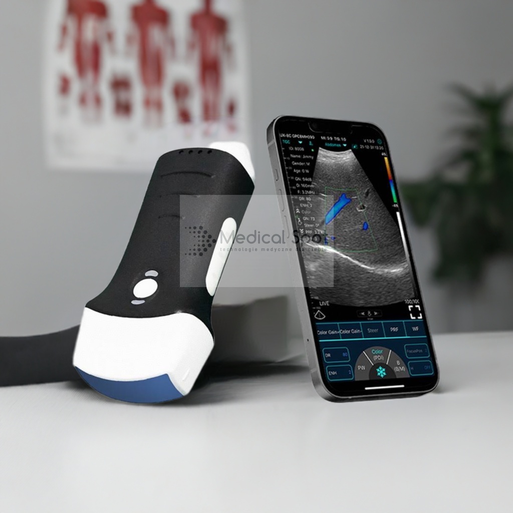 Przenośne USG na telefon. Ultrasonograf C10TX Convex, Linia, Kardio ...